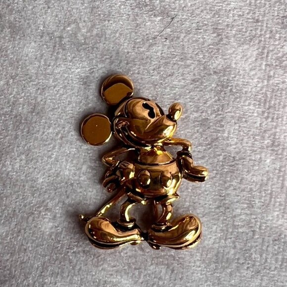 Disney, NAPIER | Jewelry | Goldtone Disney Napier Mickey Mouse Brooch ...